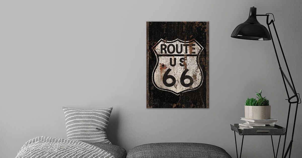 'Route 66' Poster by Eden Design | Displate