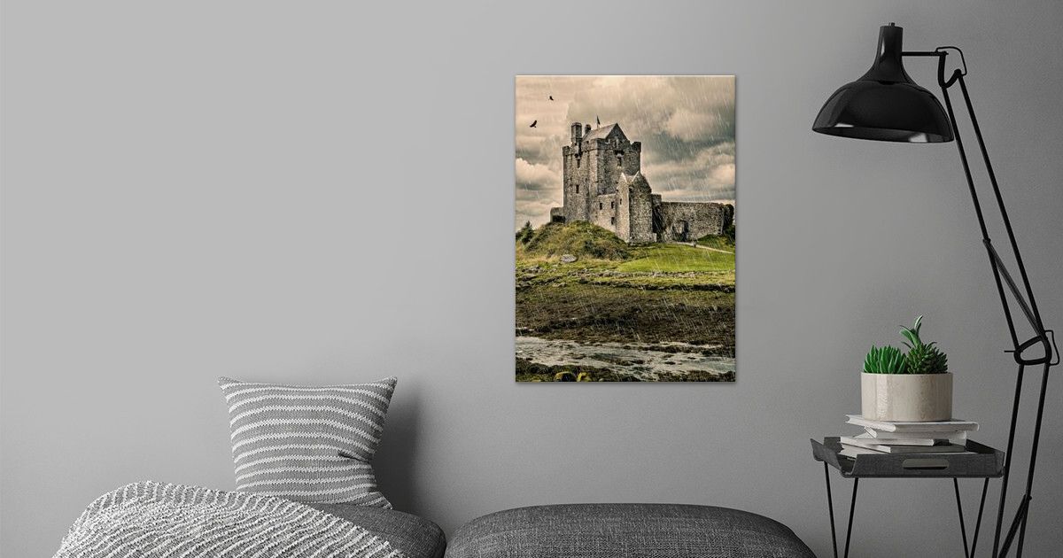 'My photography in front of an Irish castle.' Poster by matteo ...