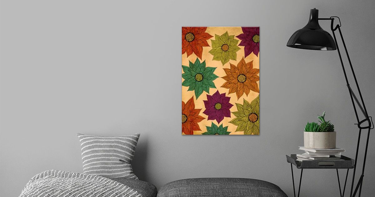 '"Color me Floral"' Poster by Pom Graphic Design | Displate