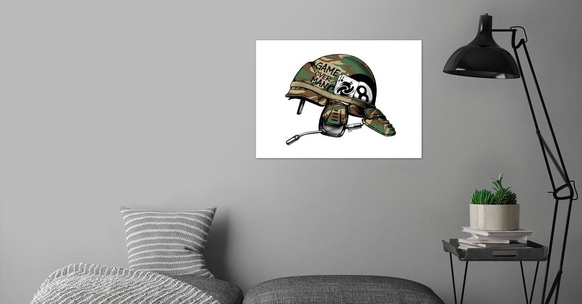 'Game Over Man Aliens' Poster by Vincent Carrozza | Displate