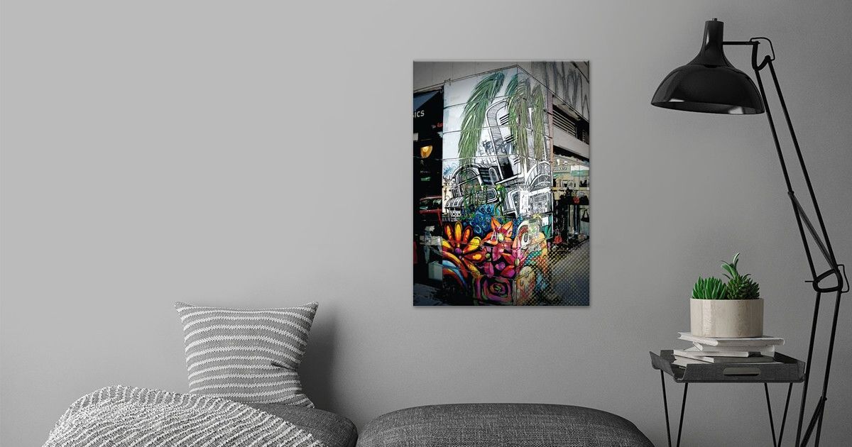 'Corner Wall Art Graffiti' Poster by Michael Taylor | Displate