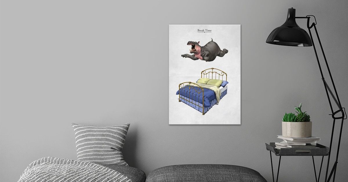 'Break Time' Poster by rob art | illustration | Displate