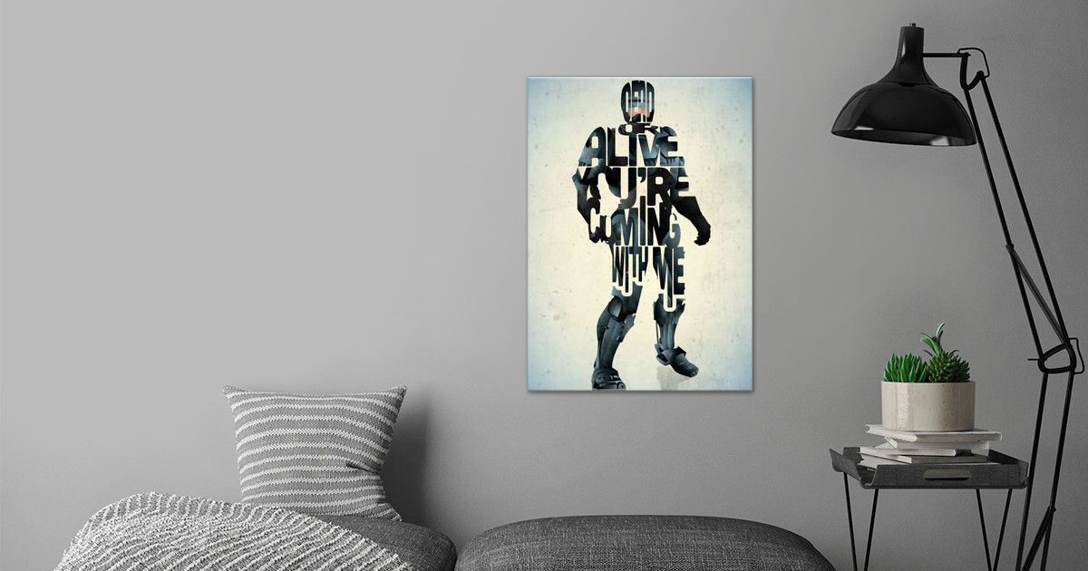 'Officer Murphy - Robocop.' Poster by DriveIn Prints | Displate