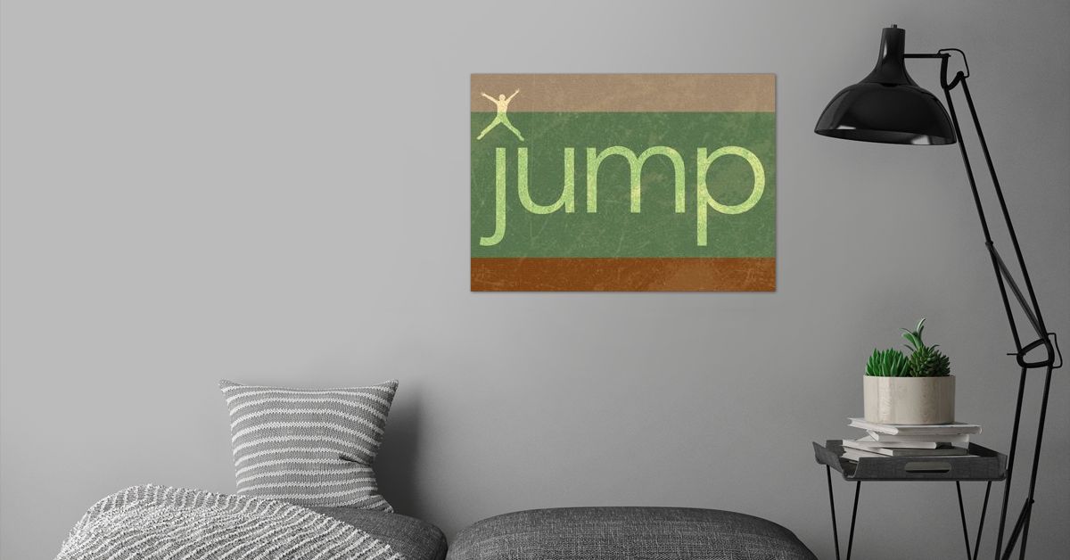 'Jump!' Poster by Perry Beane | Displate