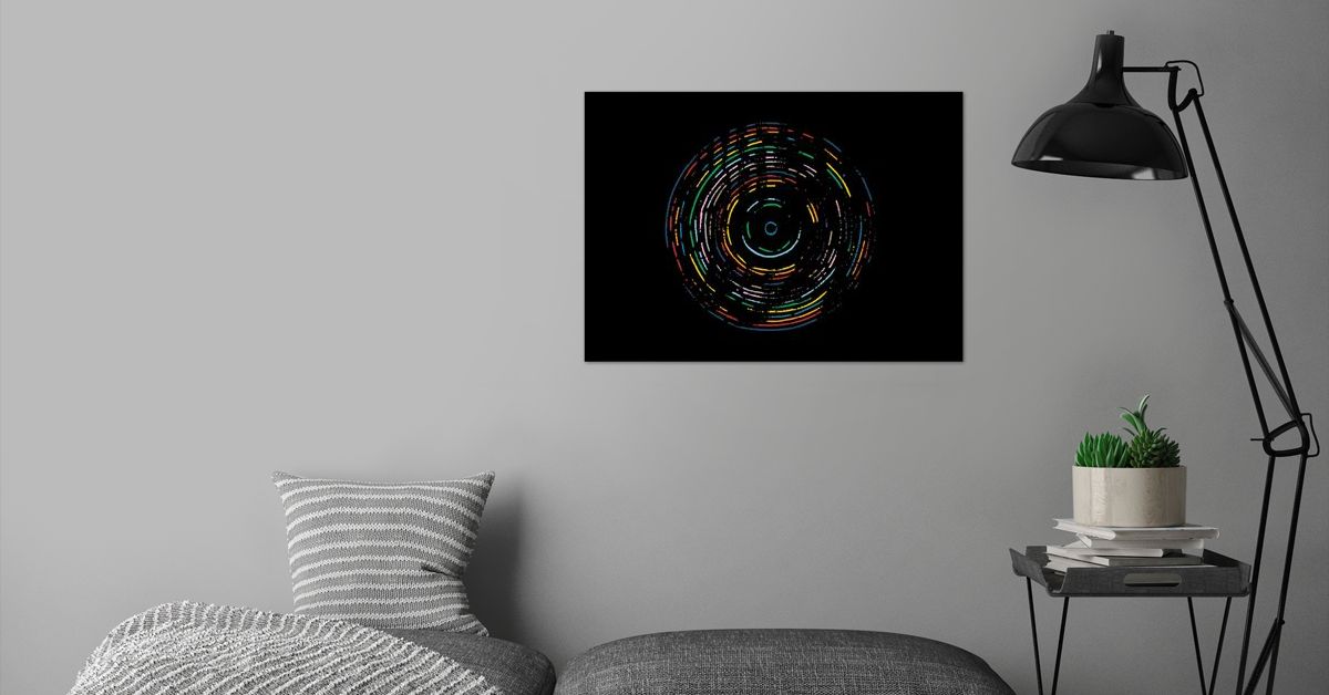 'Rainbow Record' Poster by Emeline Tate | Displate
