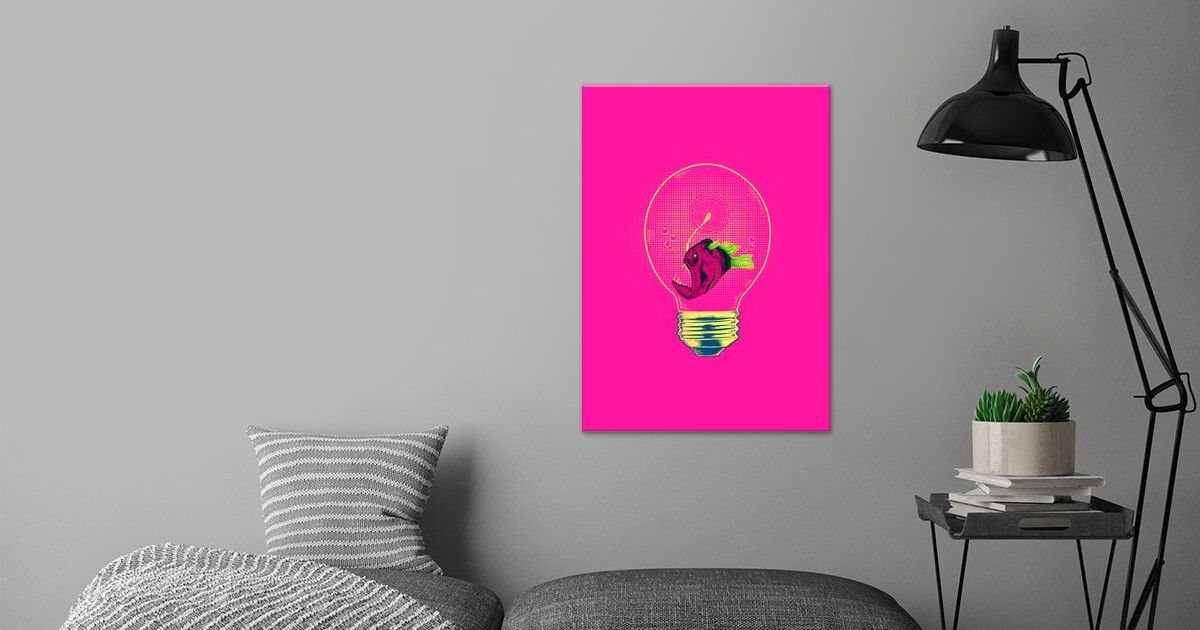 'Anglerfish bulb' Poster by Tofan barmalisi | Displate