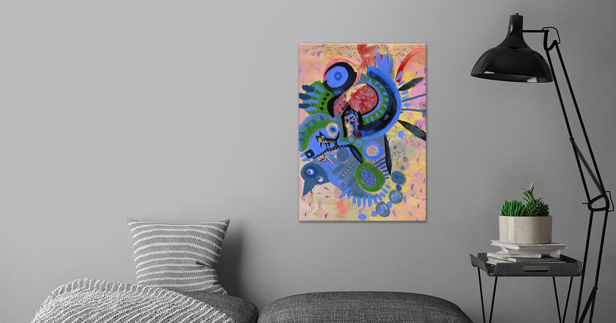 'Blue Confusion' Poster by Marianna Tankelevich | Displate