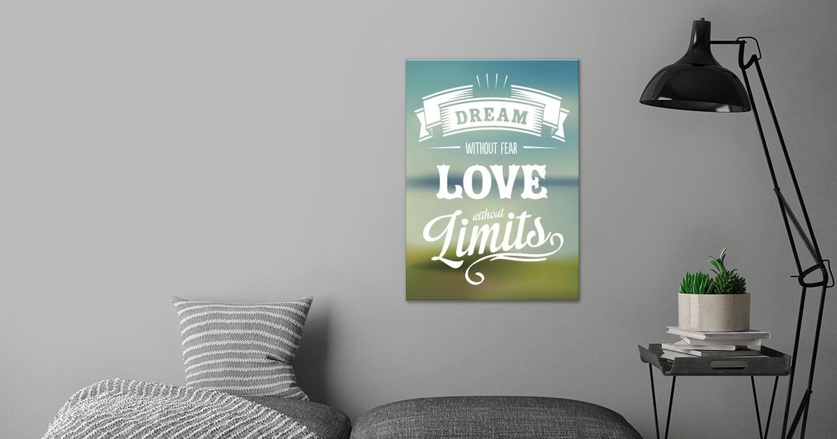 'Love Without Limits' Poster by Laura | Displate