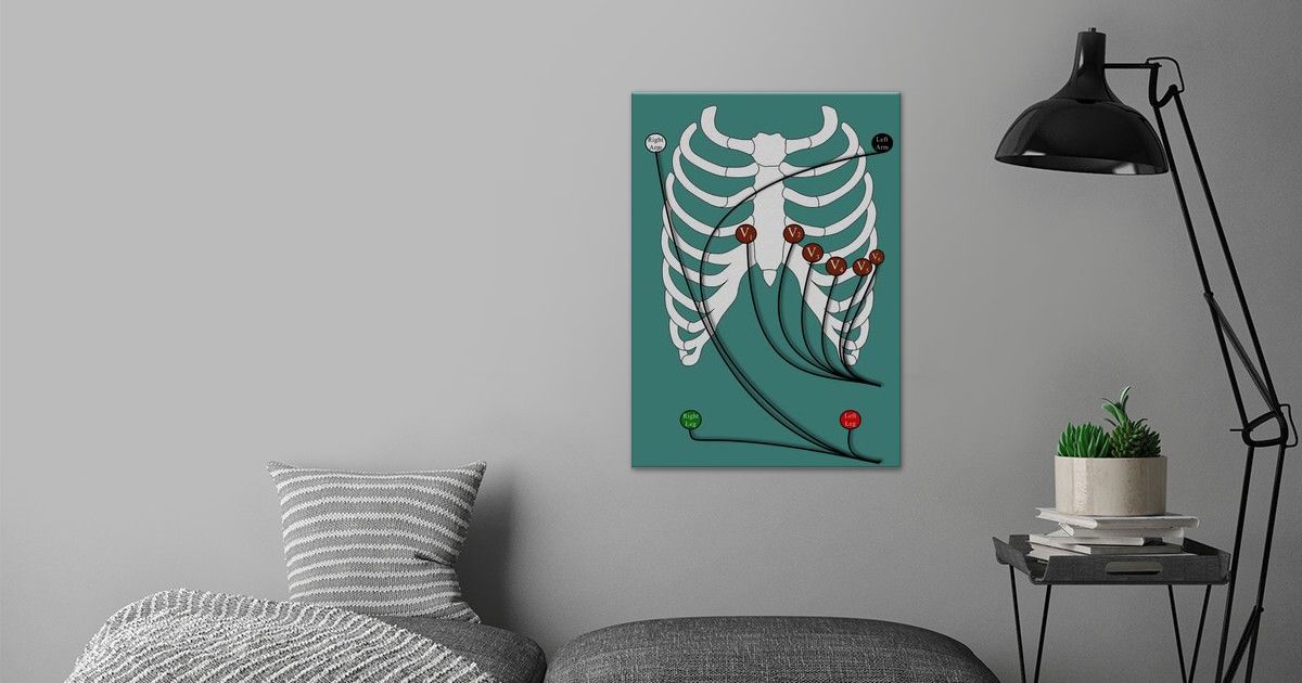 '12-Lead EKG poster' Poster by Kyle Ferguson | Displate