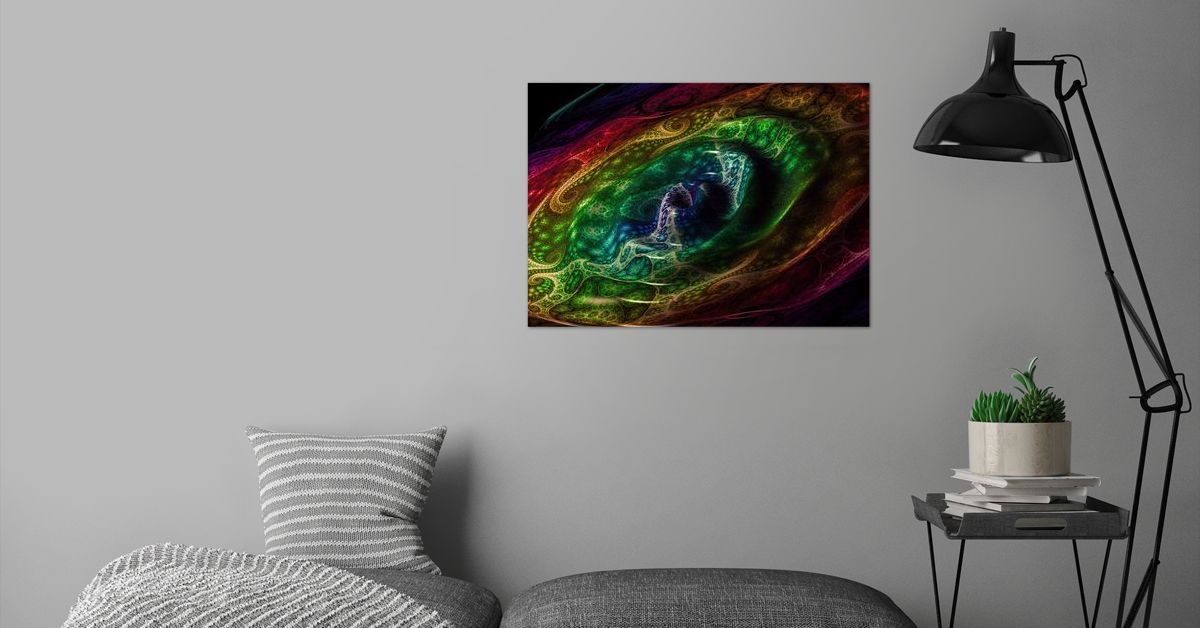 'Fractal Ripple' Poster by Chris Smith | Displate