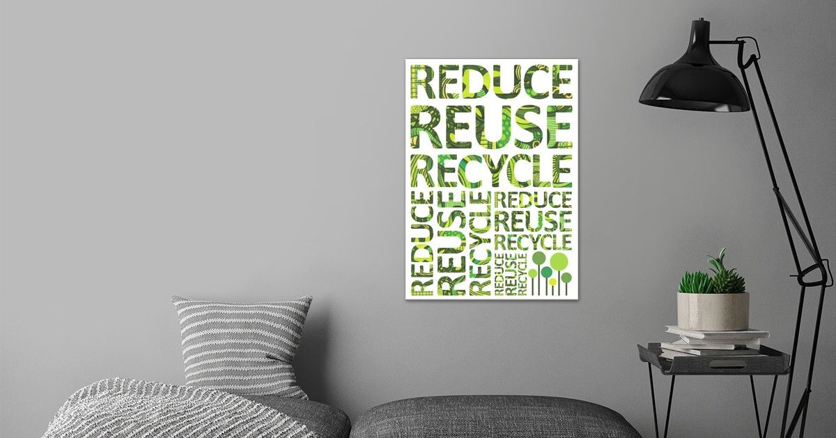 'Recycle' Poster by Angela Hoard Dunn | Displate