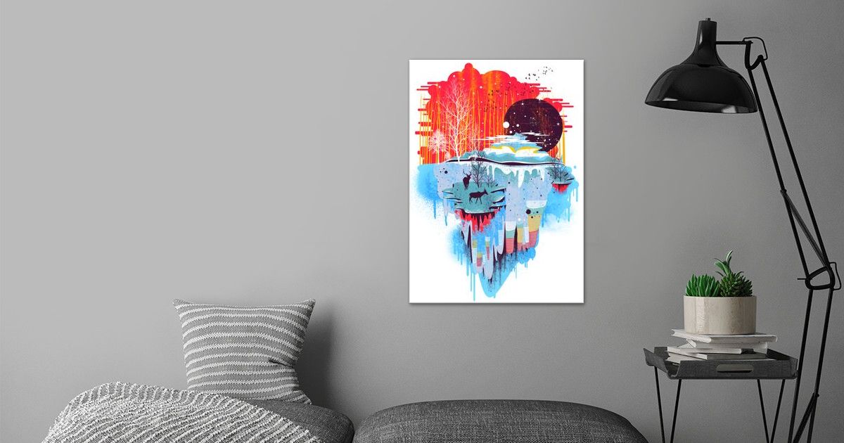 'Middle of Nowhere' Poster by Dan Fajardo | Displate