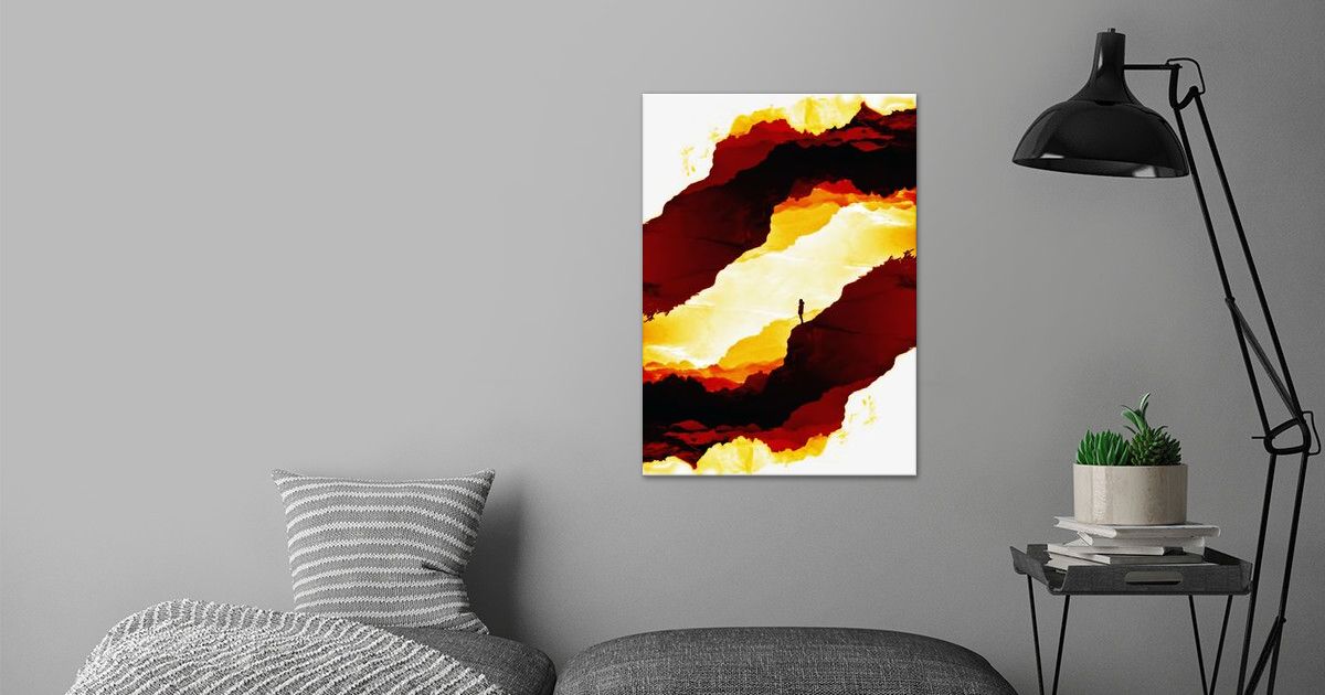 'Red Isolation' Poster by Stoian Hitrov | Displate