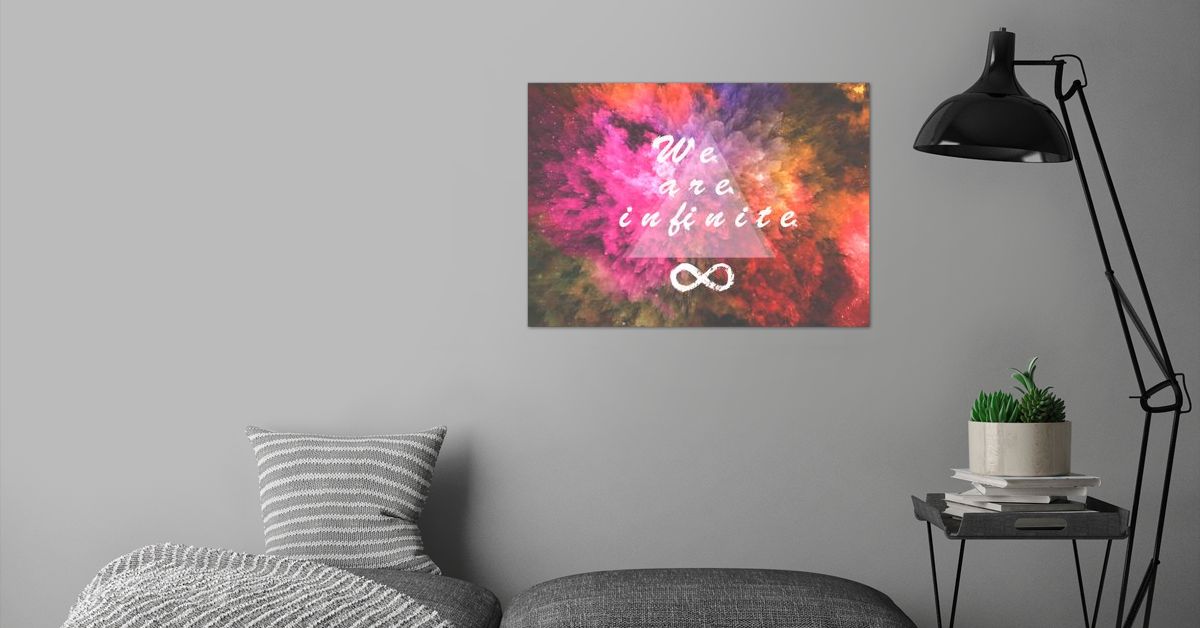 'Infinite' Poster by María Moreno | Displate
