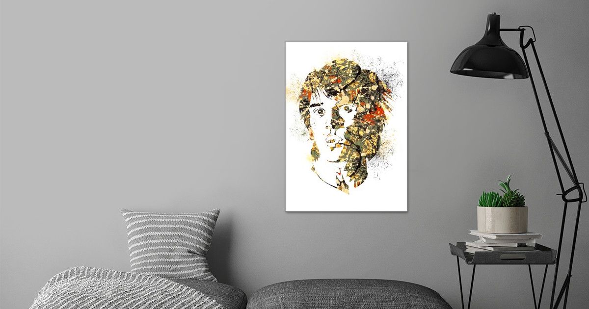 'Jackson Pollock inspired Ian Brown - Stone Roses' Poster by Colo Art ...