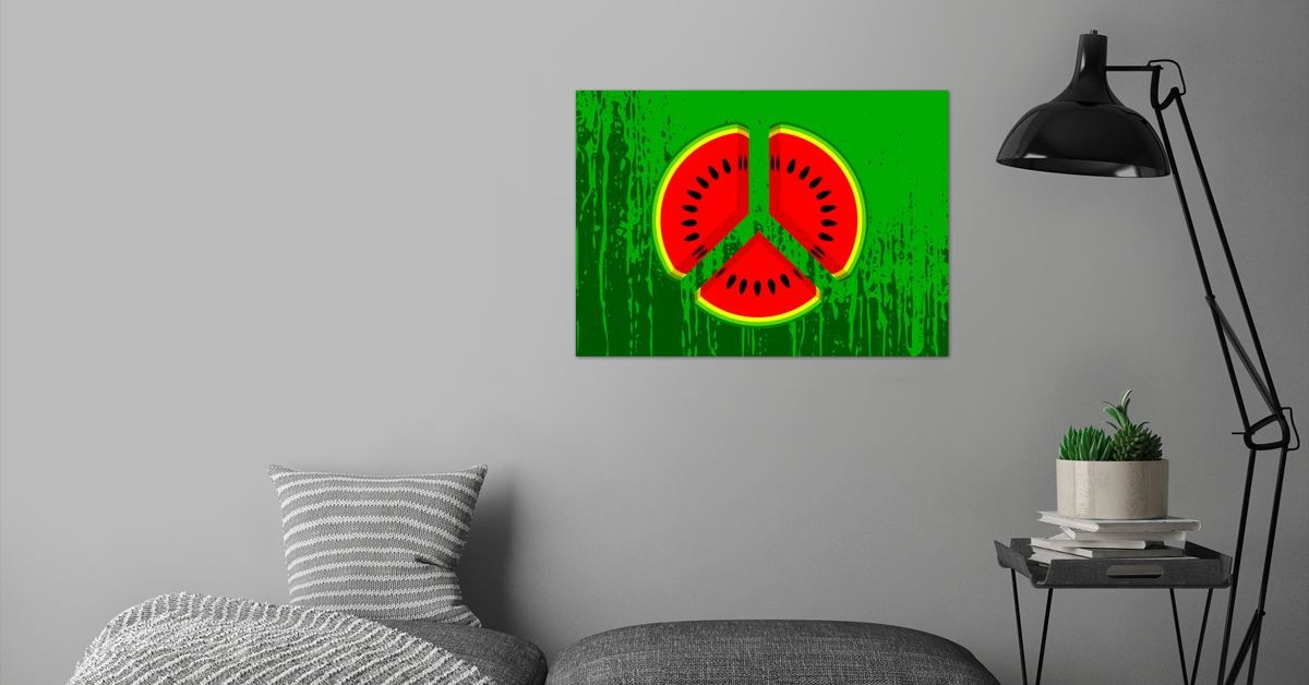 'WATERMELON PEACE. This was really fun to create. Waterm ... ' Poster ...
