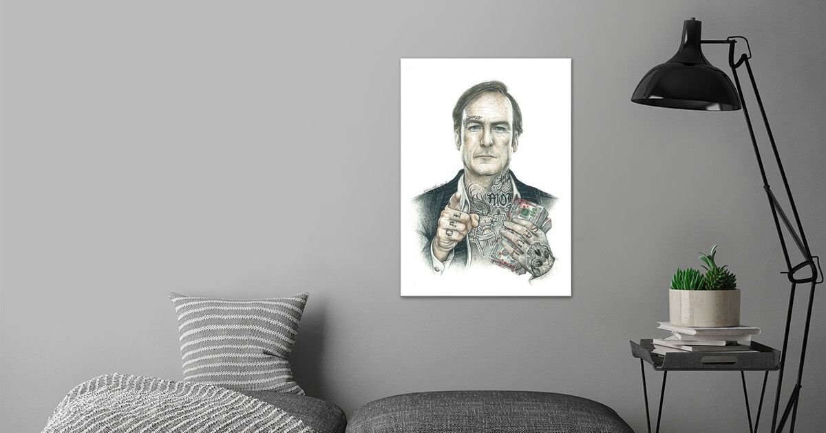 'Slippin' Jimmy inked' Poster by Wayne Maguire | Displate