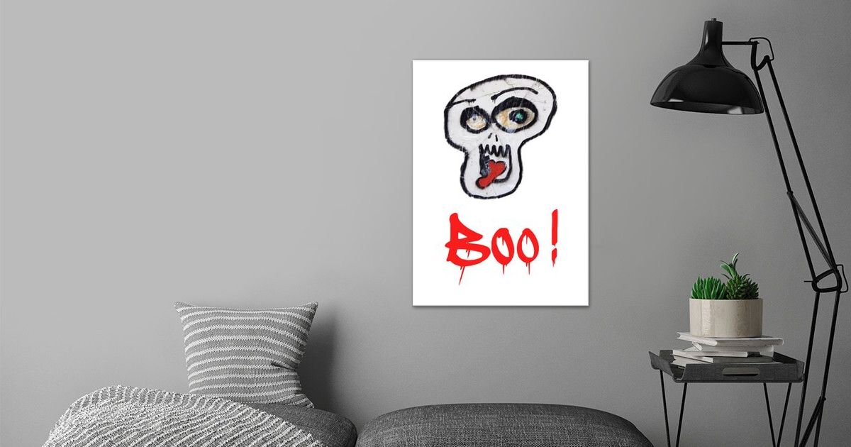 'BOO! Made you jump!' Poster by Jon Delorme | Displate