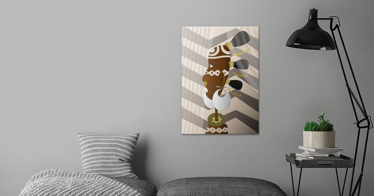 'Native woman' Poster by Noel delMar | Displate