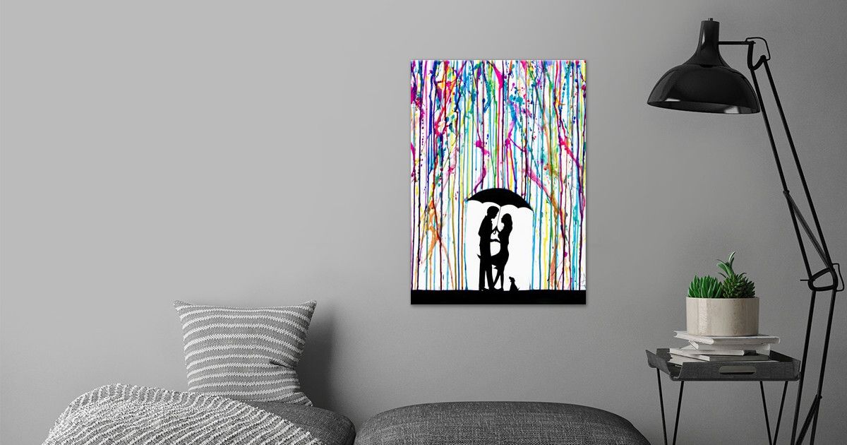 '"Two Step" by Marc Allante From the rain silhouette se ... ' Poster by ...