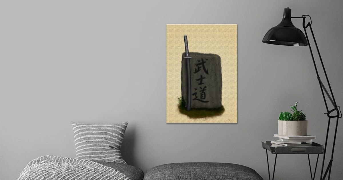 'Code of Samurai. Bushido signs.' Poster by Alexander Nüsgen | Displate