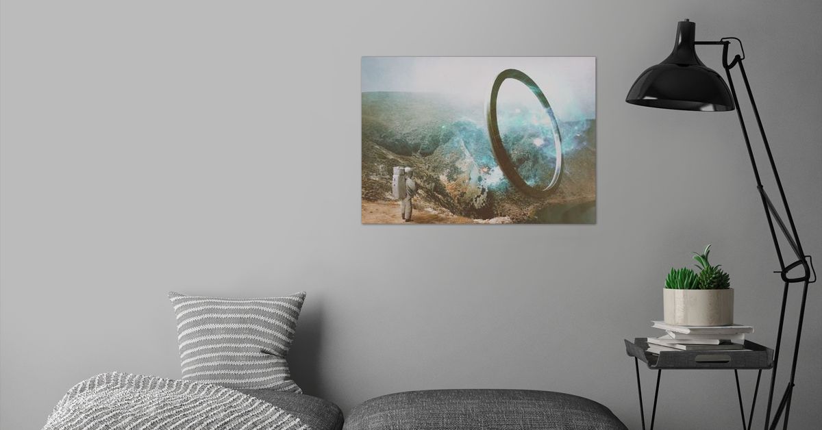 'Floating' Poster by seam less | Displate