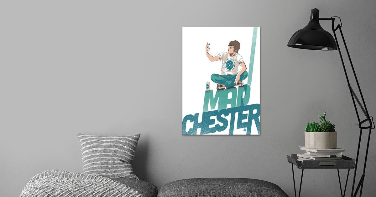 'Madchester from Manchester' Poster by DriveIn Prints | Displate
