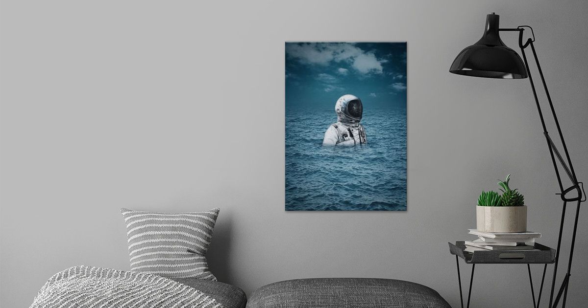 'Lost at sea' Poster by seam less | Displate