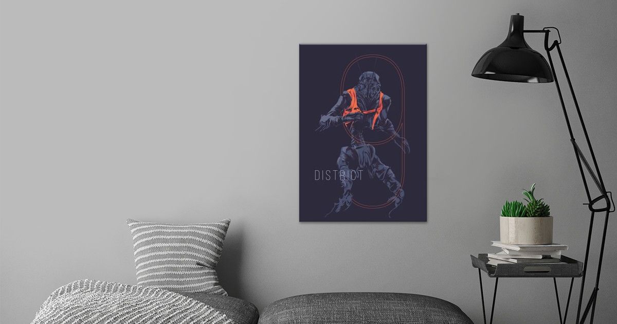 'District 9 - movie poster' Poster by Fourteen Lab | Displate