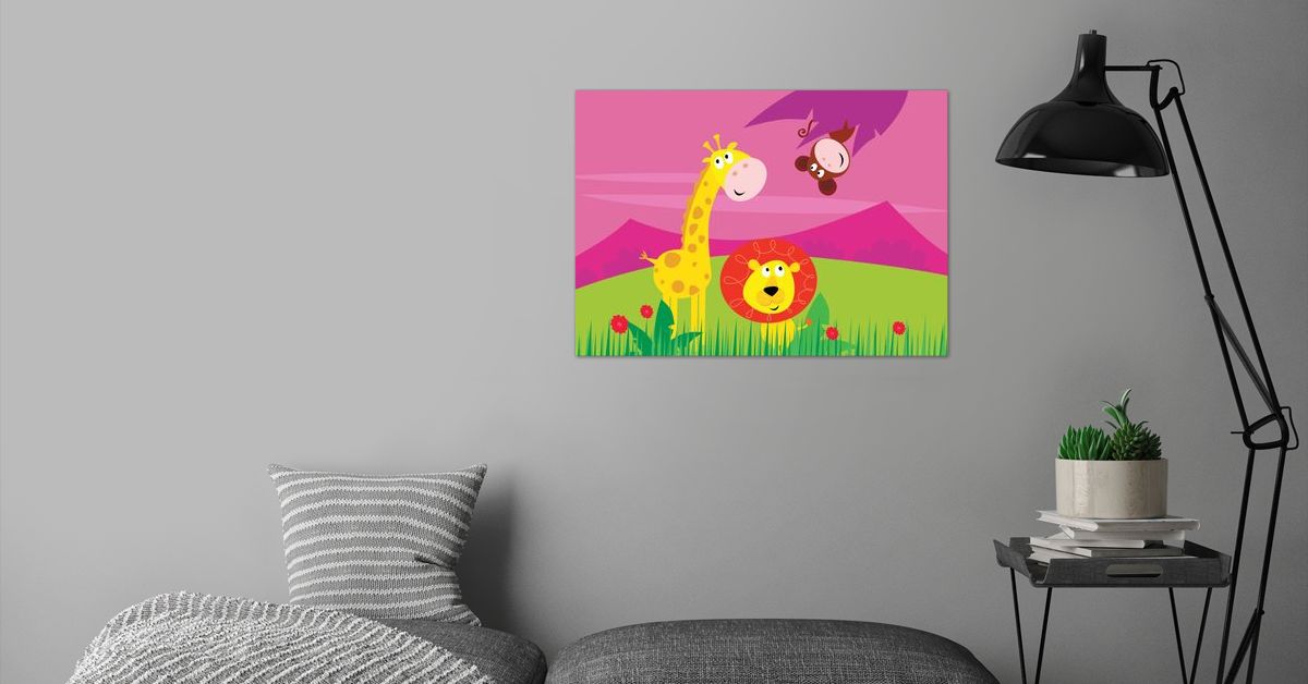 'New art for Kids rooms as Displate. Enjoy Metal poster ... ' Poster by ...