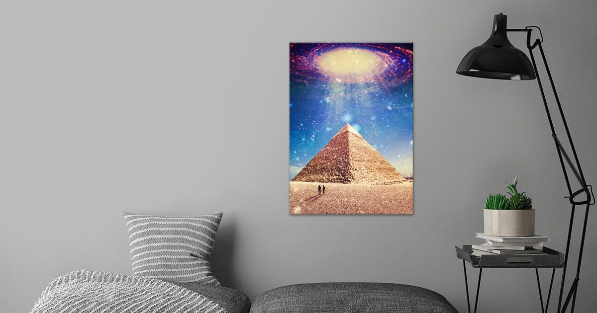 'Pyramid Beam' Poster by seam less | Displate
