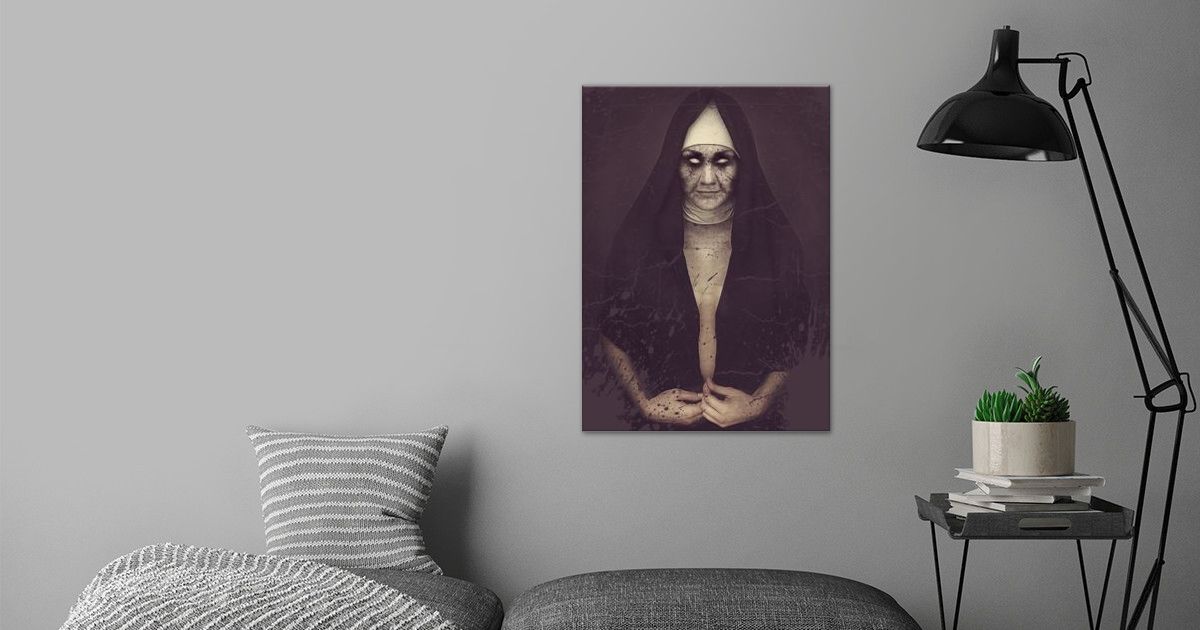 'Scary Nun Demon' Poster by DD ART | Displate