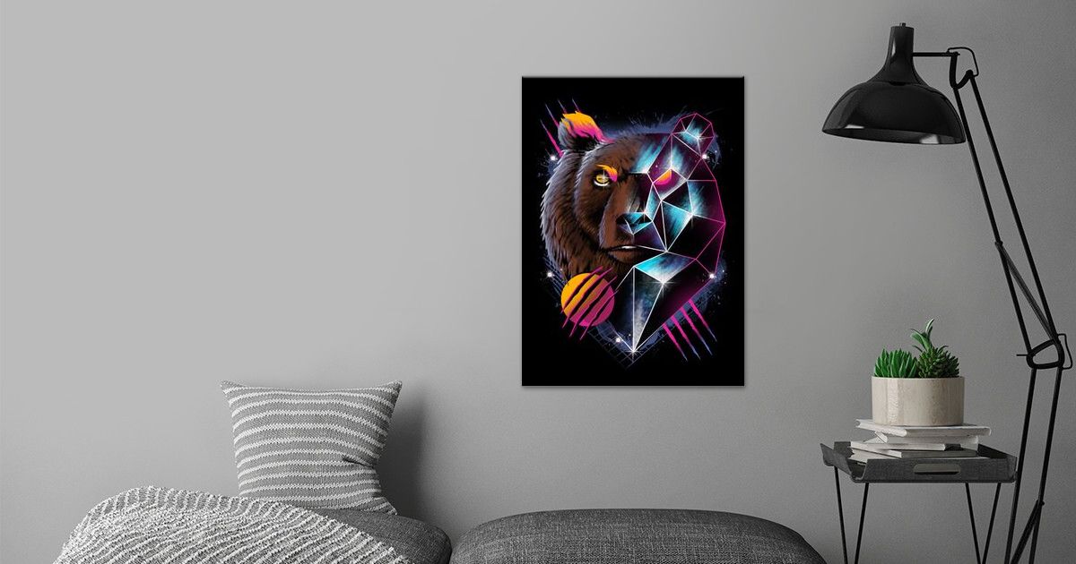 'Rad Bear' Poster by vp trinidad | Displate