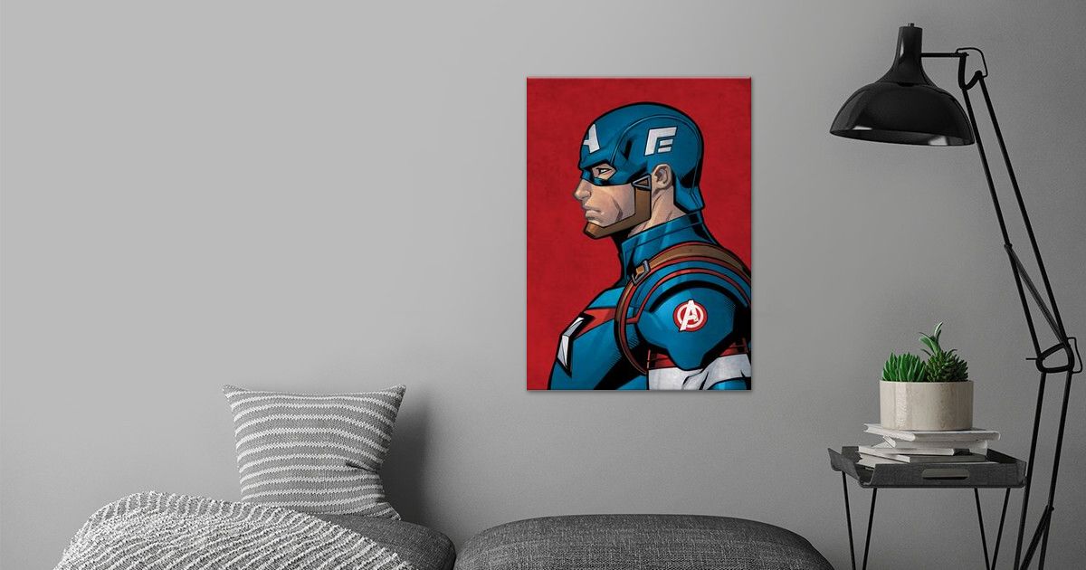 'Captain America' Poster by Marvel | Displate