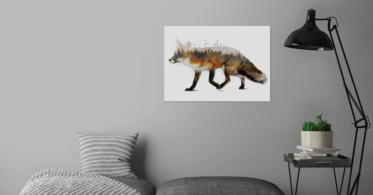 'Fox' Poster by Sokol Selmani | Displate