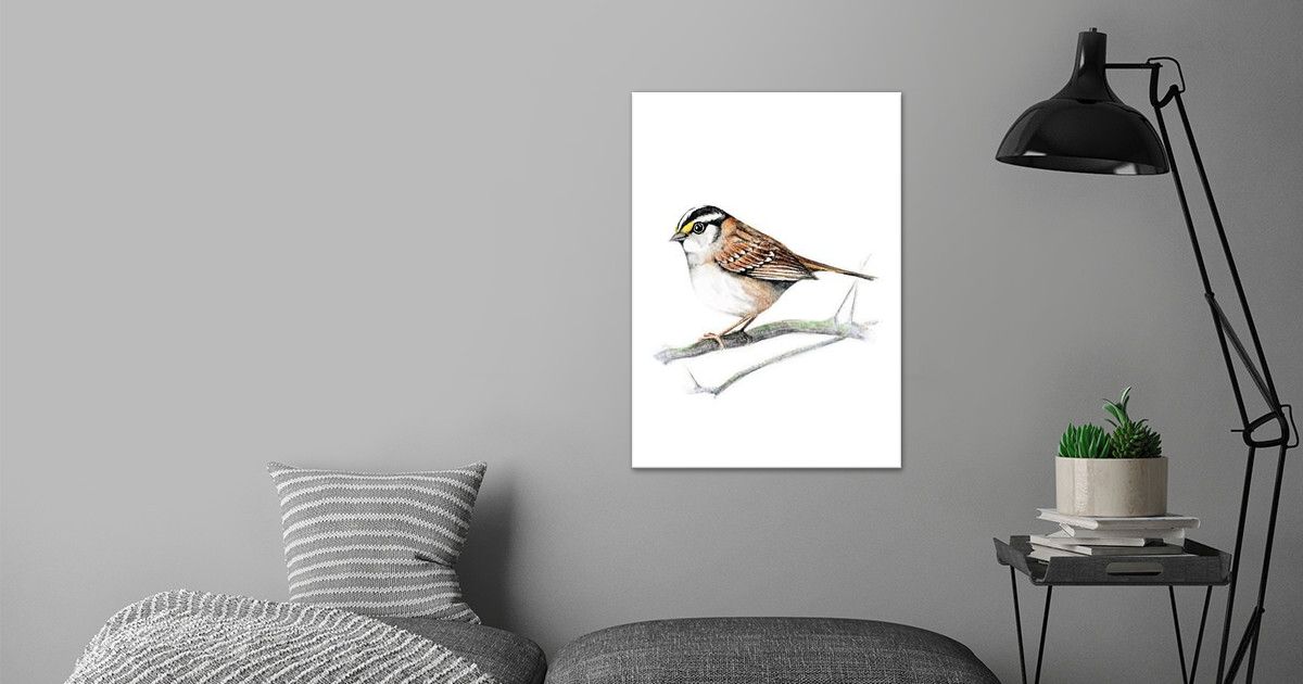 'Bird: Sparrow' Poster by Det Tidkun | Displate
