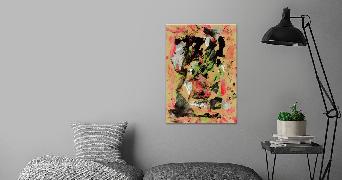 'THRASHED! beige by Gasponc' Poster by gasponce art | Displate