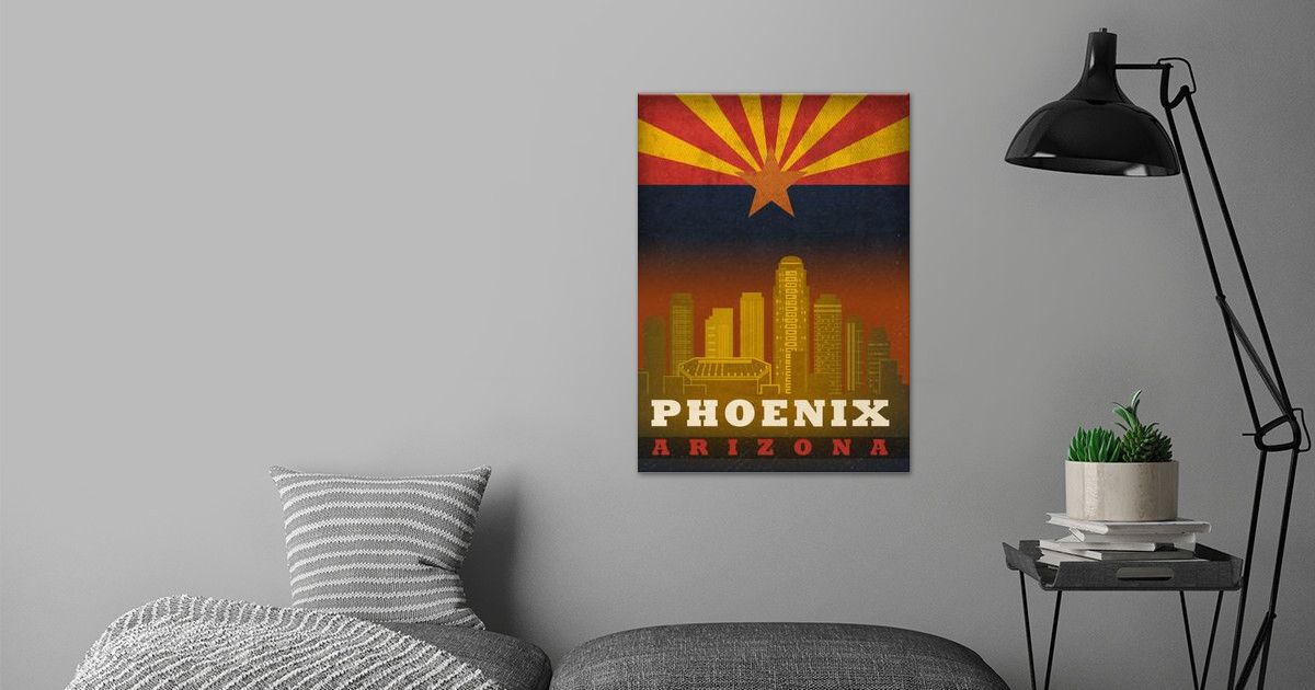'Phoenix Arizona' Poster by Design Turnpike | Displate