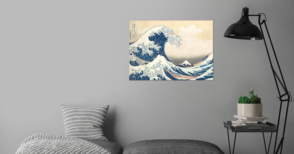'Hokusai - The Great Wave, ca. 1830–32, polychrome woodb ... ' Poster ...