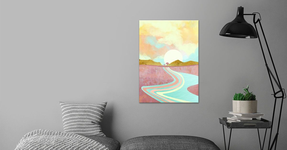'Desert Dusk' Poster by SpaceFrog Designs | Displate