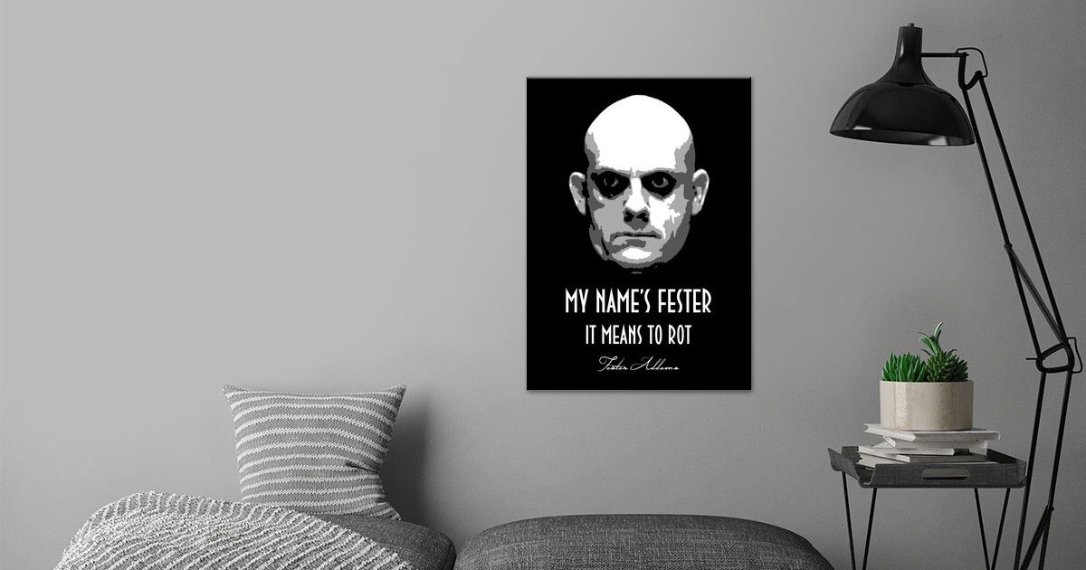 'Fester Addams' Poster by BB Design | Displate