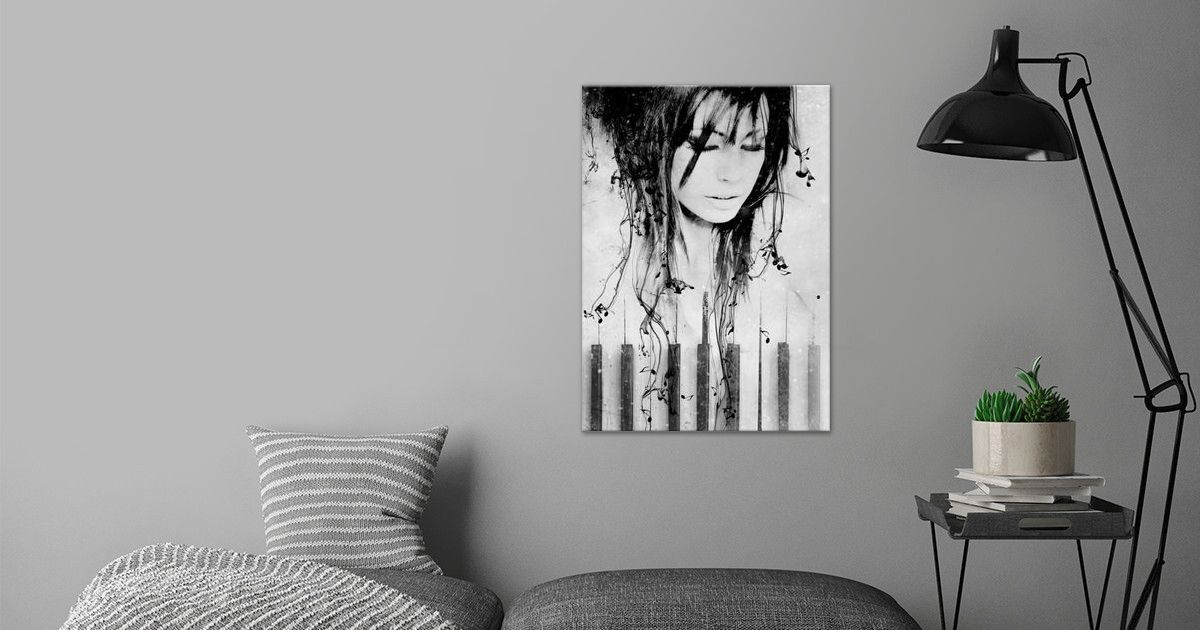 'Falling Between The Keys' Poster Print by Randy Monteith | Displate