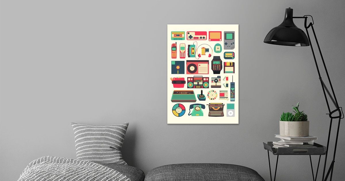 'RETRO TECHNOLOGY' Poster by Ralph Cifra | Displate