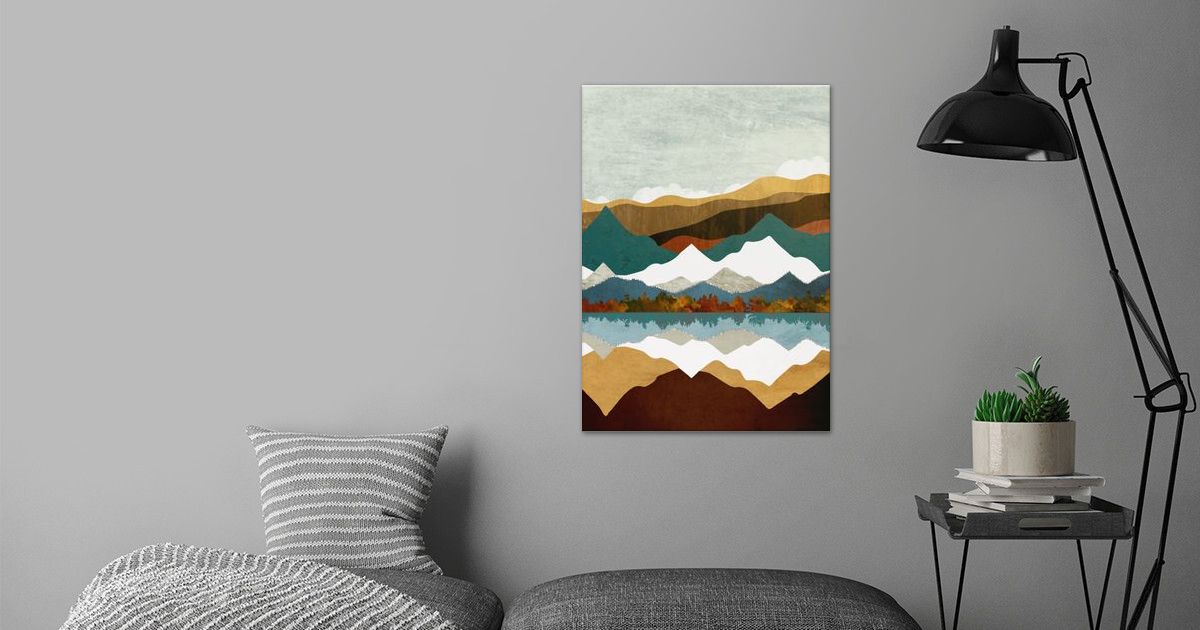 'Winter Lake' Poster by SpaceFrog Designs | Displate