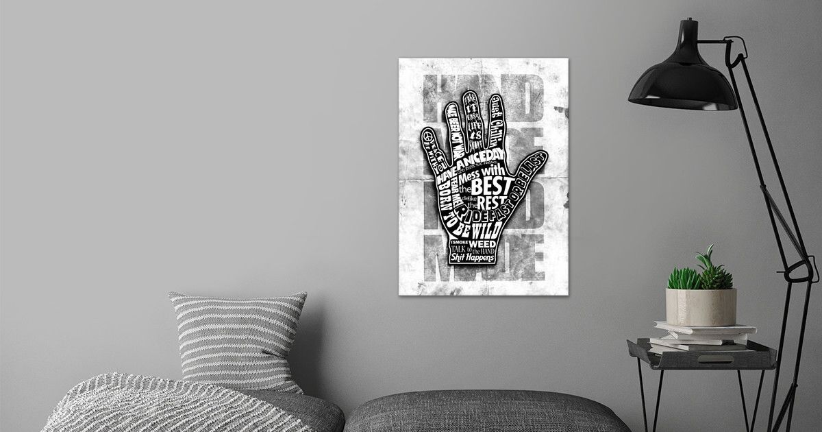 'The Hand' Poster by Eden Design | Displate