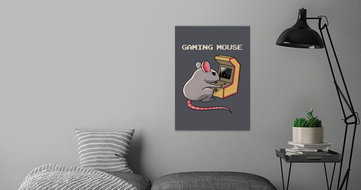 'Gaming Mouse' Poster by vp trinidad | Displate