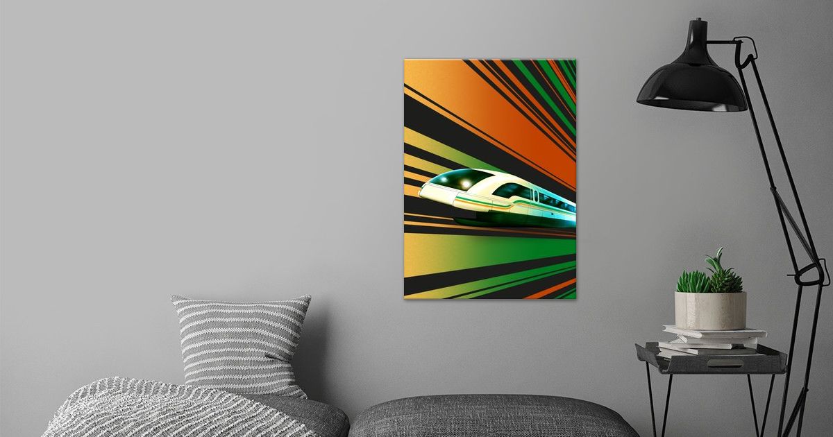 'Maglev' Poster by Mr Jackpots | Displate
