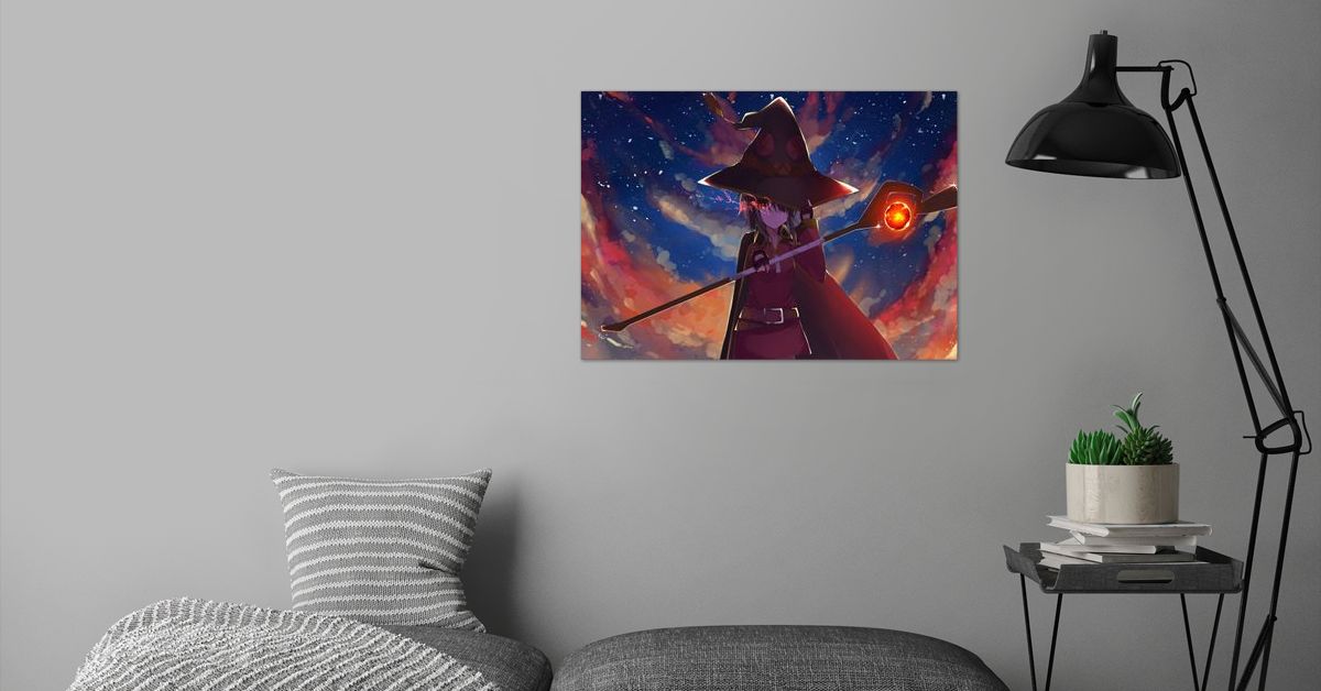 'Megumin Konosuba' Poster by Rutger Adams | Displate