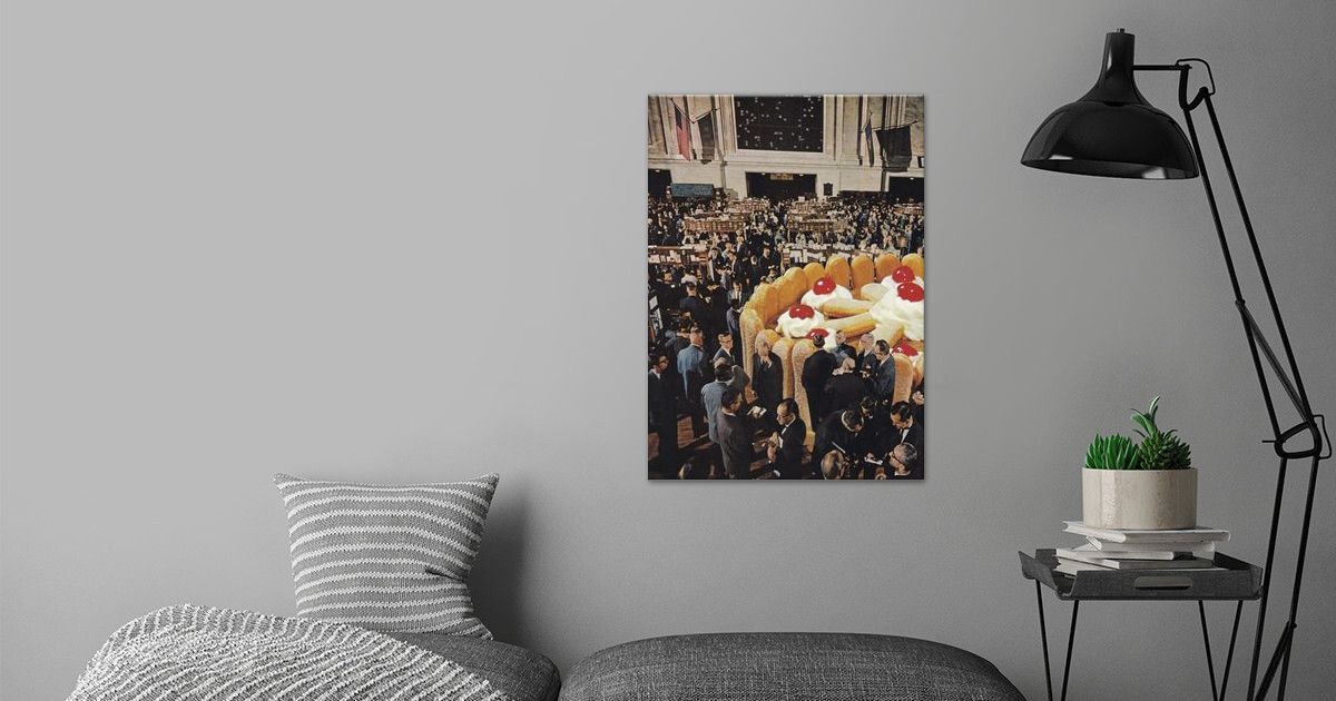 'Trading Floor [collage]' Poster by Lerson Pannawit | Displate