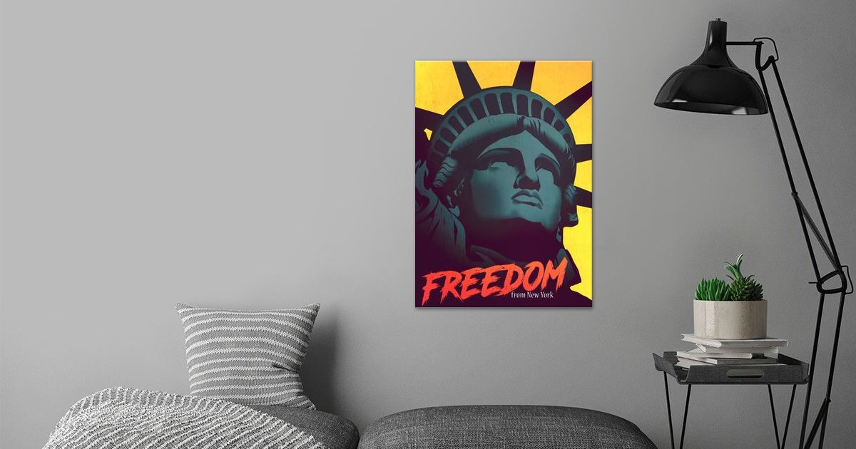 'Freedom' Poster Print by Eden Design | Displate